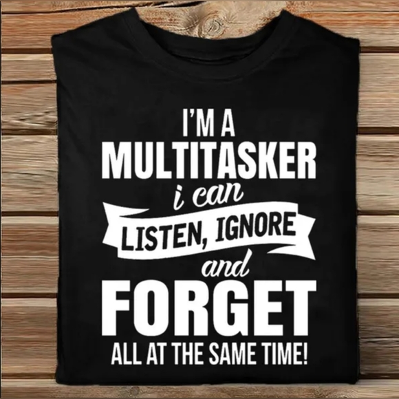 Gildan | Tops | Im A Multitasker Tshirt Multiple Sizes And Colors ...